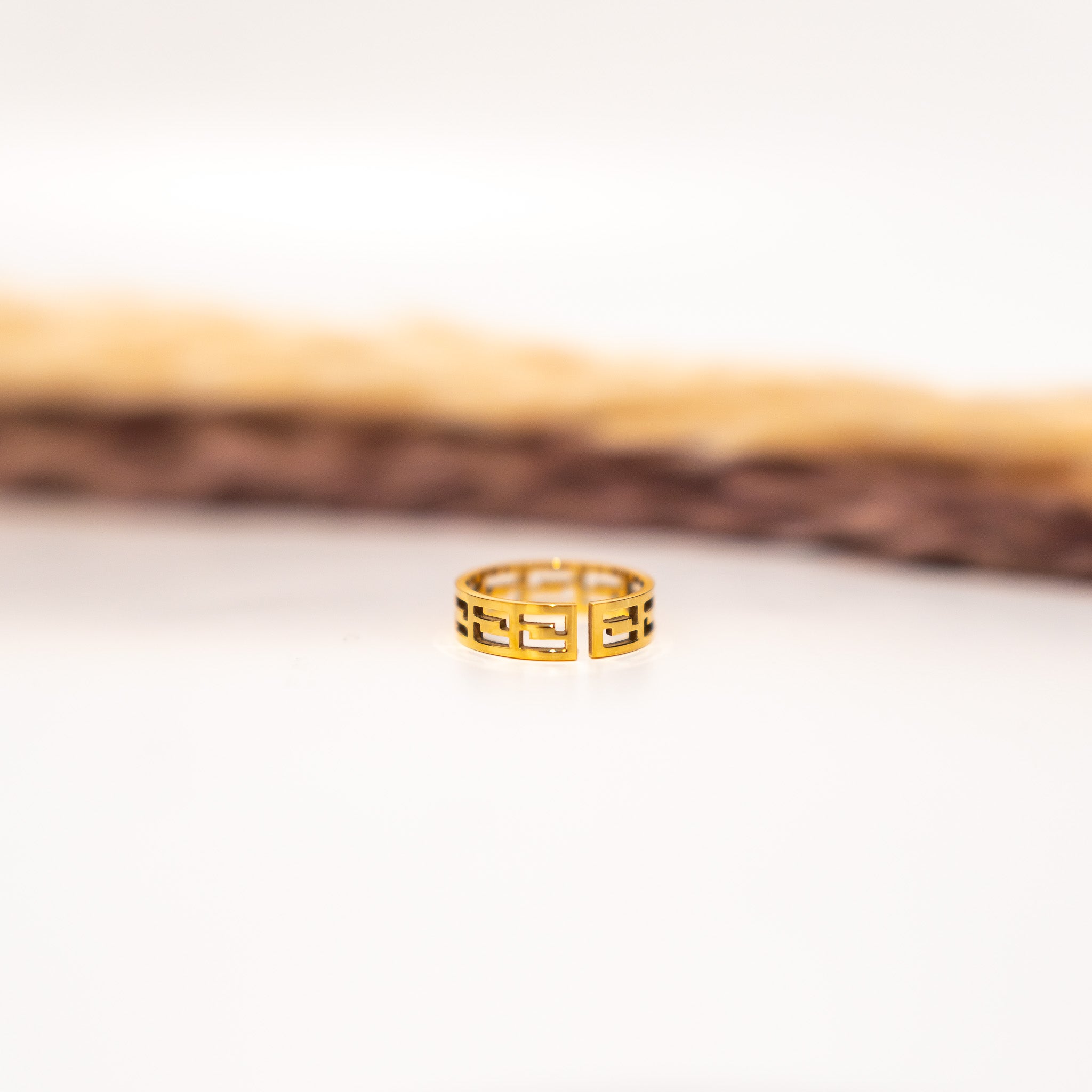 Buy LINX Ring | 18K Gold Plated Ring | Salaam Gallery